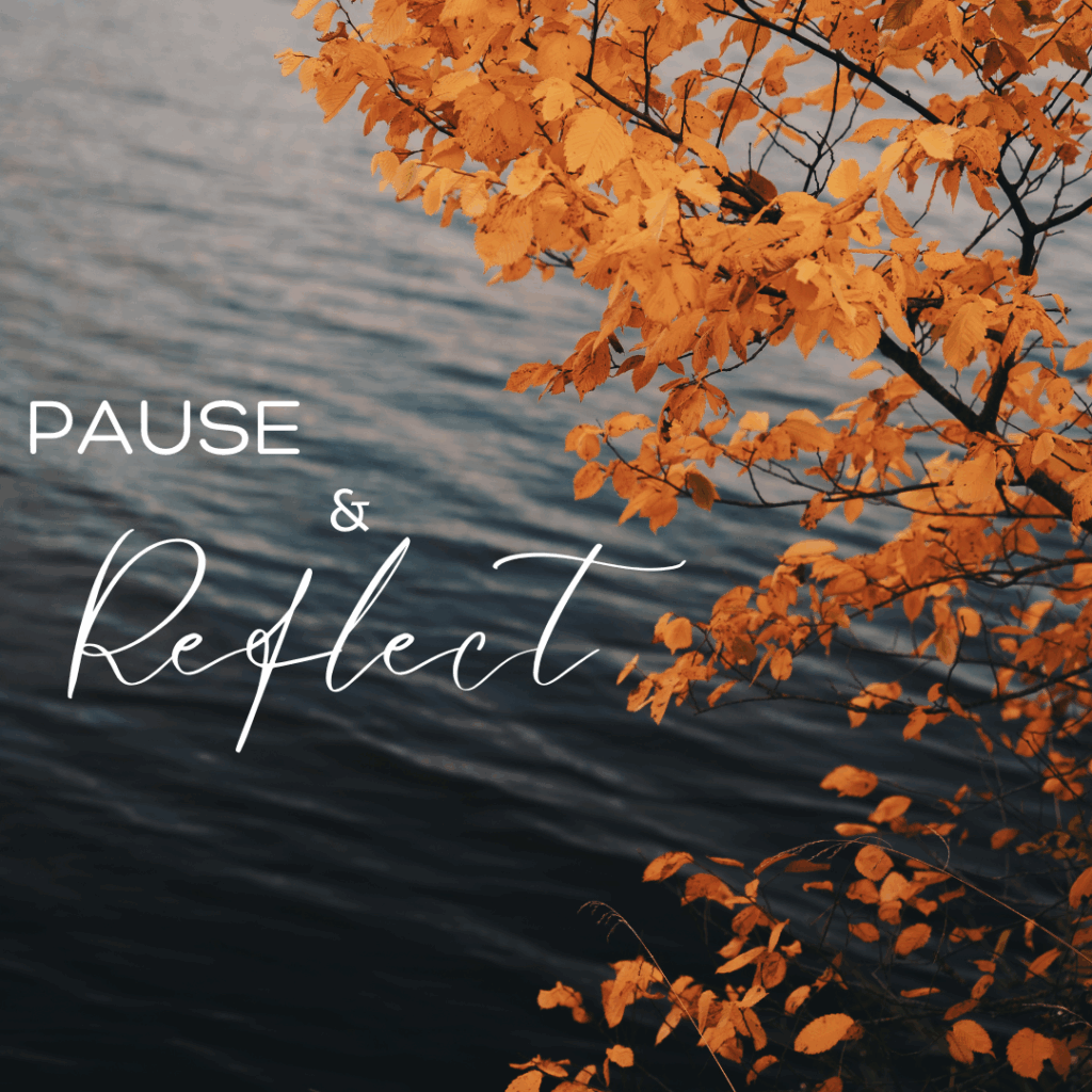 Pause and Reflect - Faithfully Stepping